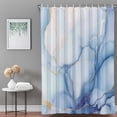 Bathroom Shower Curtain Abstract Ocean Marble Texture Waterproof Shower ...