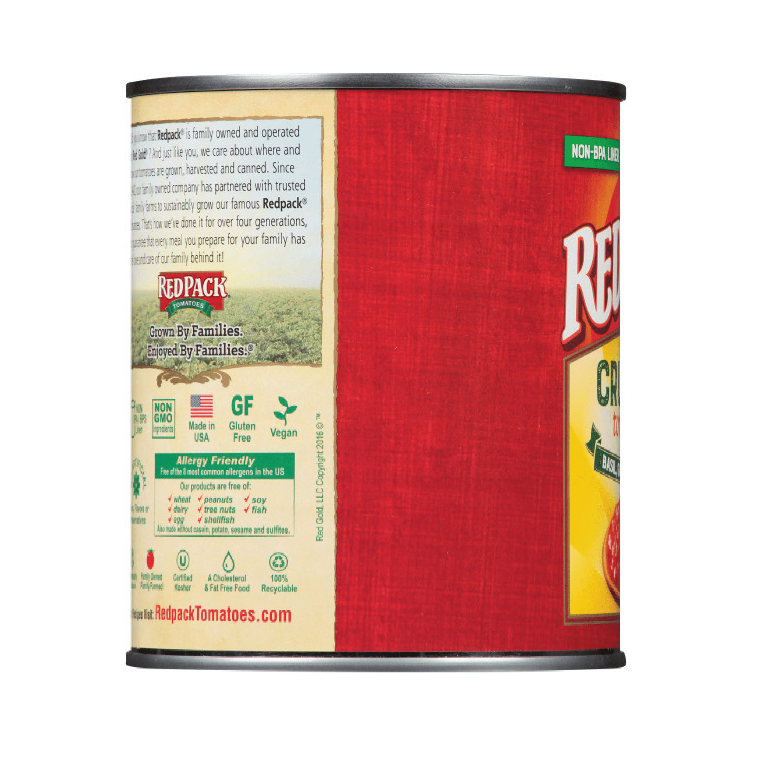 Buy Redpack Crushed Tomatoes in Puree with Basil, Garlic, and Oregano ...