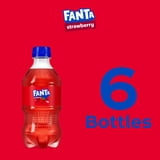 Fanta, Strawberry Soda, 12 fl oz, 6 Pack Bottles, Caffeine-Free ...