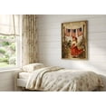 Affixzi Patriotic Vintage Art Americana Flag Clothesline Farmhouse ...