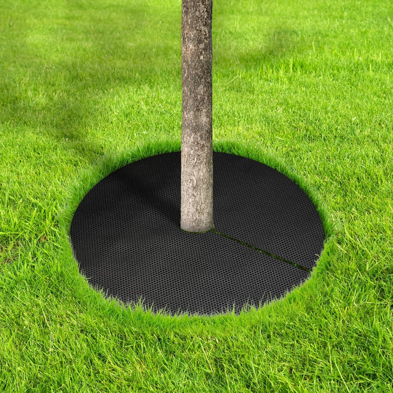 Click here for Eccogreat Tree Mulch Ring Landscape Fabric (12 Pcs... prices