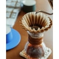 1-2 Cup Small Coffee Filters,100 Count Disposable Basket Coffee Filter ...