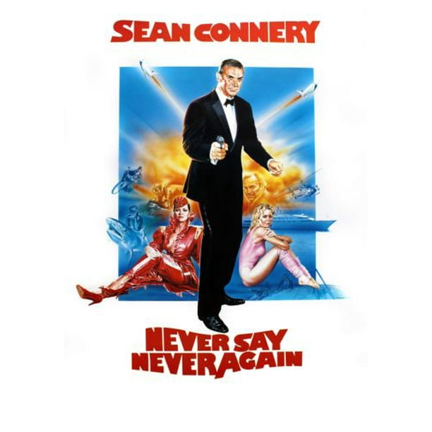 Never Say Never Again James Bond Movie Poster 24Inch x 36Inch Poster ...