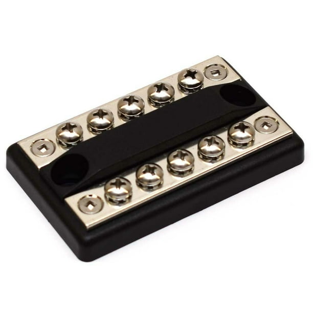 Blue Sea Systems Boat DualBus Busbar 2701 | 100A 5 Circuit - Walmart.com