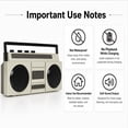 Sourcingbay Retro Mini Boombox, Vintage Tape Player, Rechargeable ...