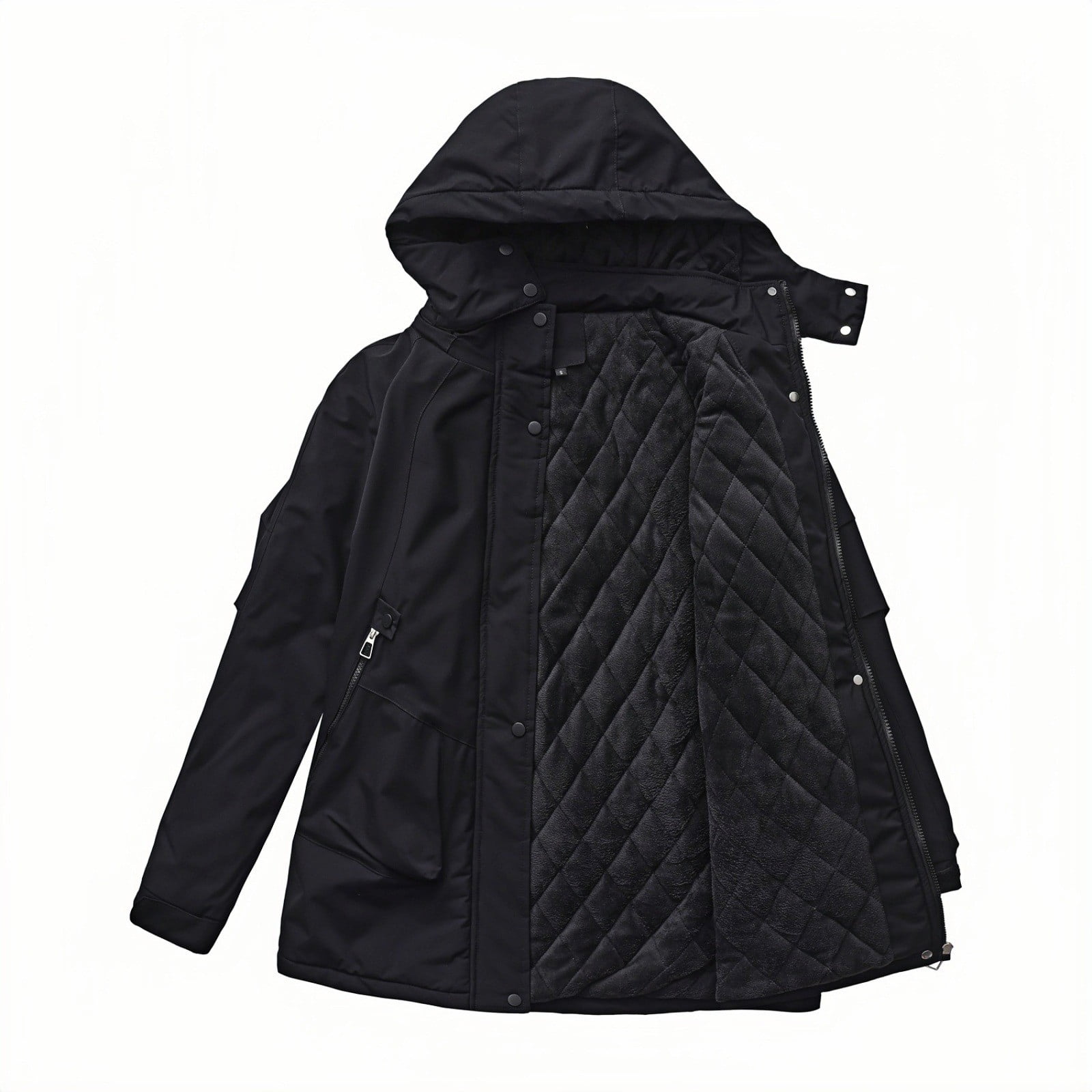 Click here for Zhangmingg Womens Detachable Windproof Warm Winter... prices