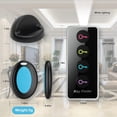 Key Finder Locator with 100ft RF Range & LED Light, 80dB+ Loud Beep ...