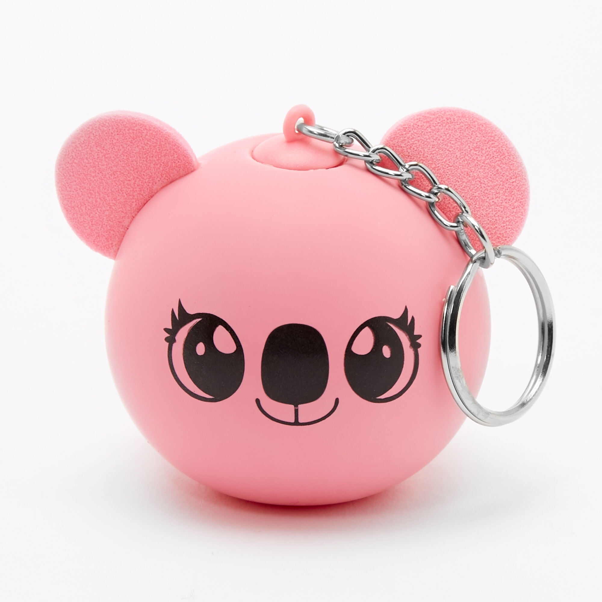 Claire's Koala Head Squish Ball Keychain, Metal - Pink - Walmart.com