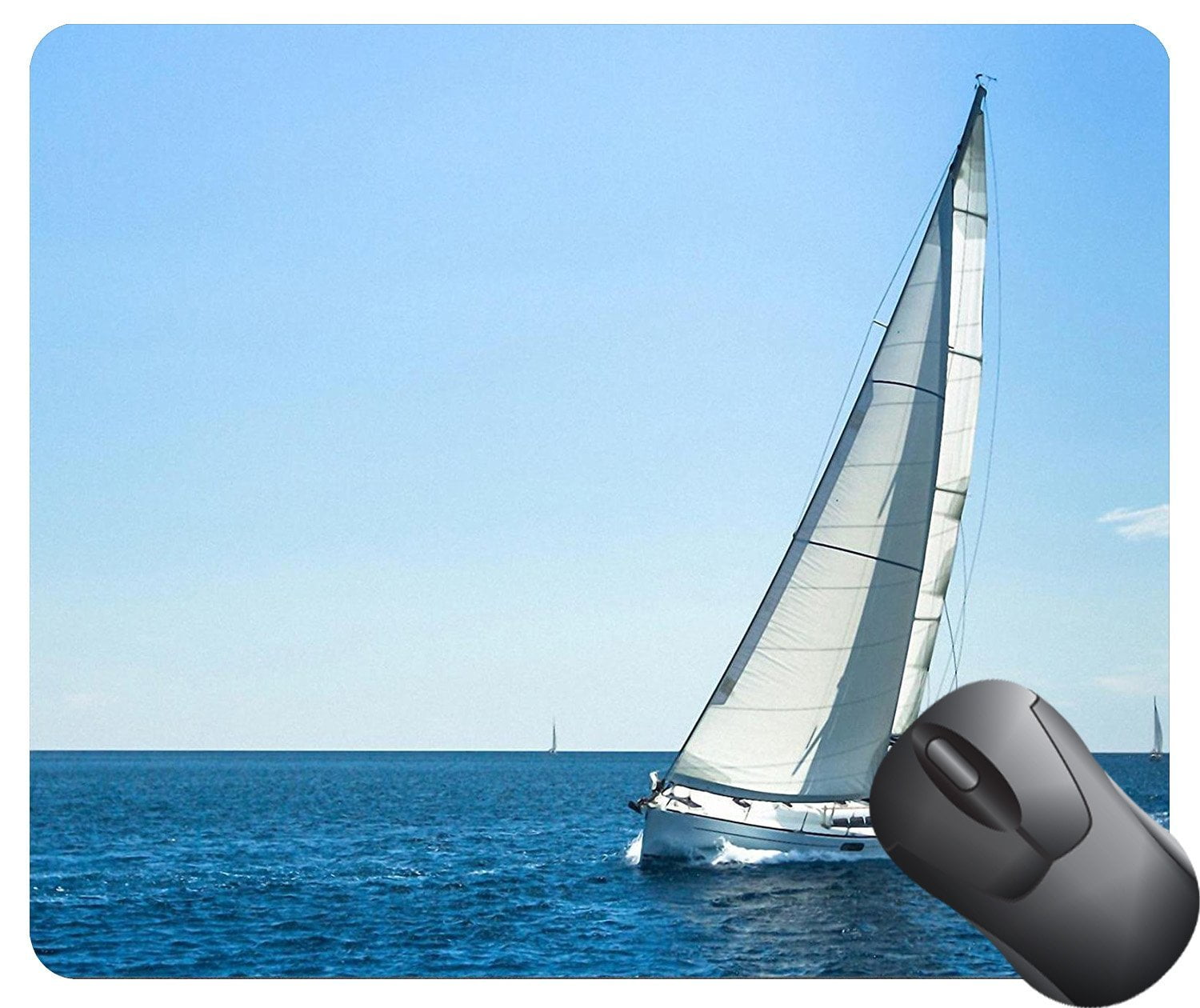 POPCreation Sailing Boat in sailing regatta Luxury yachts Mouse pads ...