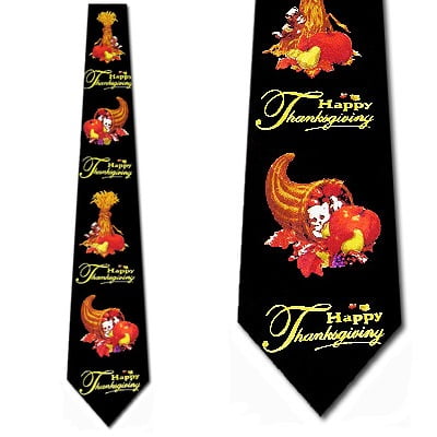 Thanksgiving Cornucopia Necktie Mens Tie by Tieguy - Walmart.com
