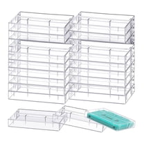 Evelots, Cassette Tape Cases, 50 Pack, Crystal Clear Plastic Storage ...