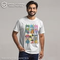 Men's Mickey & Friends Colorful Character Panels Graphic Tee White ...