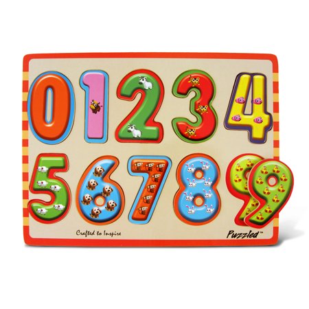 Raised Puzzle - Numbers With Animals | Walmart Canada