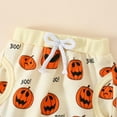 Younger Tree Newborn Infant Halloween Pumpkin Outfit, Long Sleeve Shirt & Pants Set, Gift for 12 ...