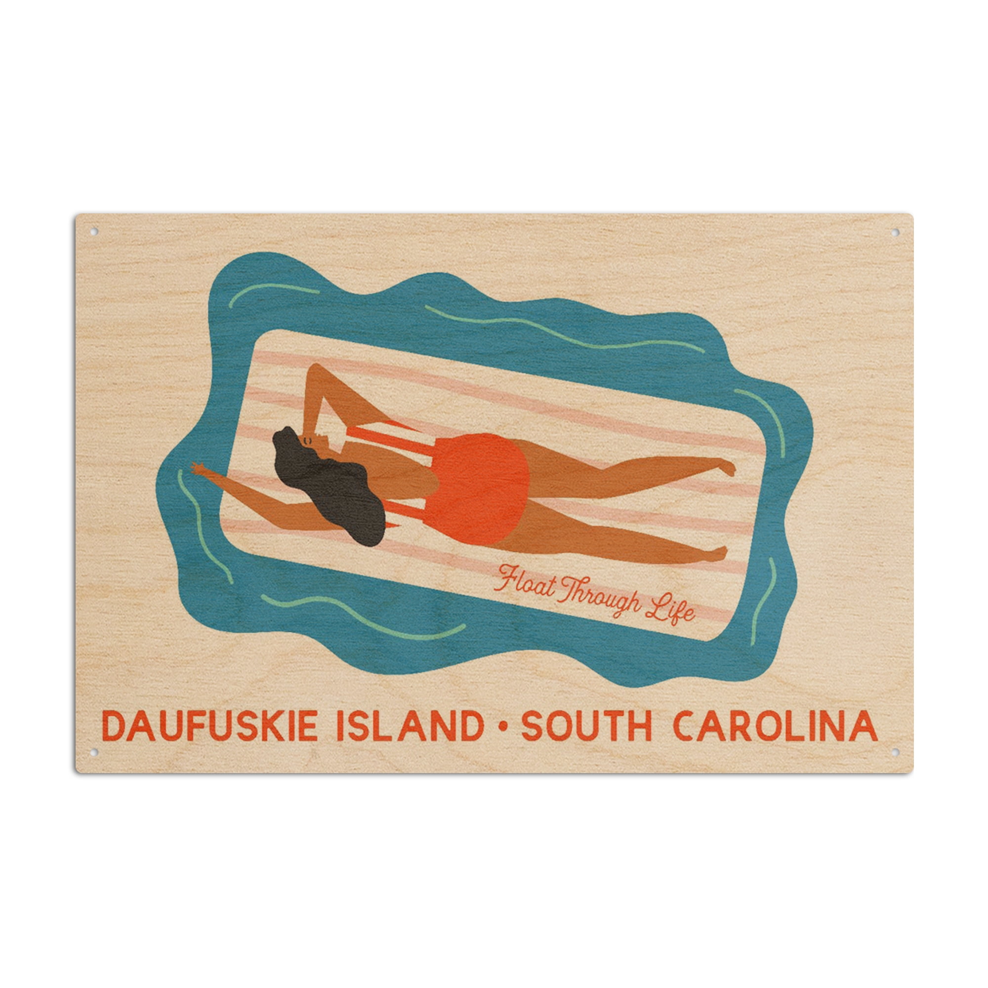 Daufuskie Island, South Carolina, Float Through Life, Raft, Contour ...