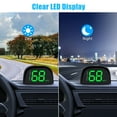 HUD GPS Digital Head Up Display Speedometer MPH Alarm For Car Trucks w ...