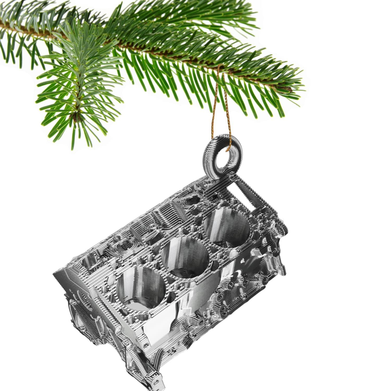 V6 Engine Block Christmas Tree Bauble Decoration Ornament For Christmas ...