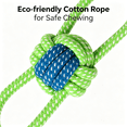 BESTSKY 2026 New Dog Chewtoys High-Quality Cotton Rope Dog Squeaky Toys ...