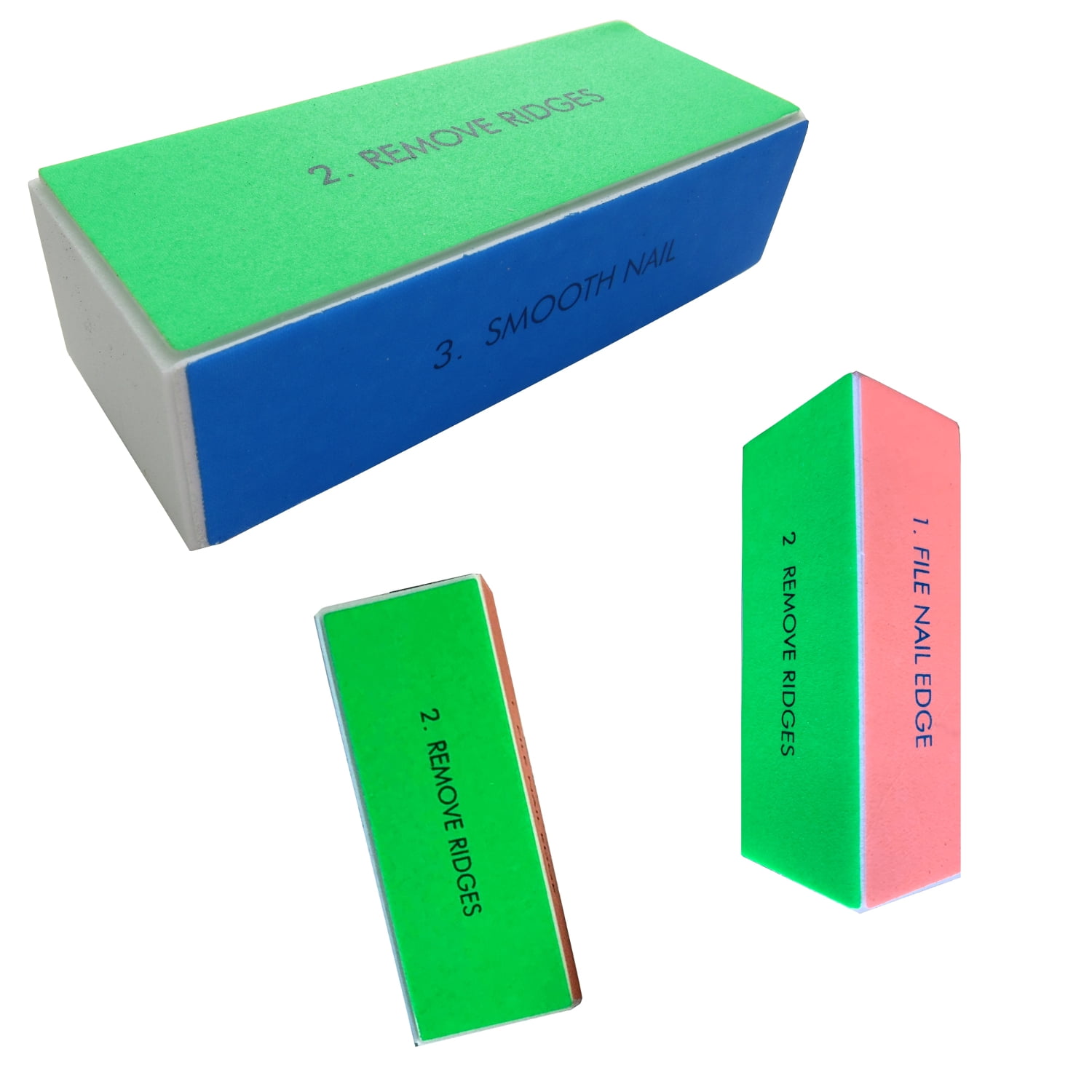 Manicure Set 16 Pack (Block & Shine Buffer, Buffer Files, Nail Files ...