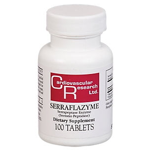 Cardiovascular Research Serraflazyme Serrapeptase Enzyme 100 Tabs ...