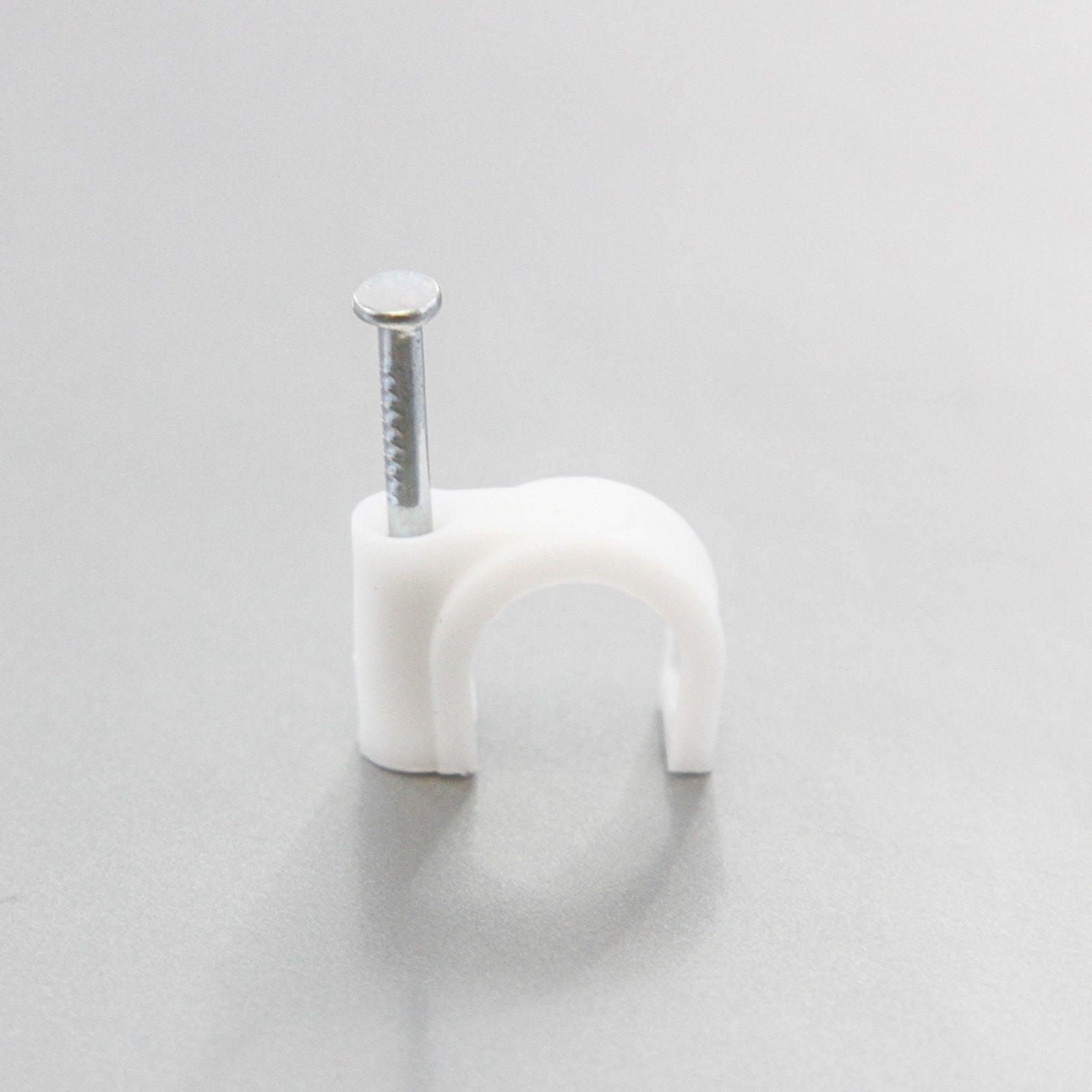 5000 Round 3/8 Inches (10 mm) Cable Wire Clips Cable Management Cord ...