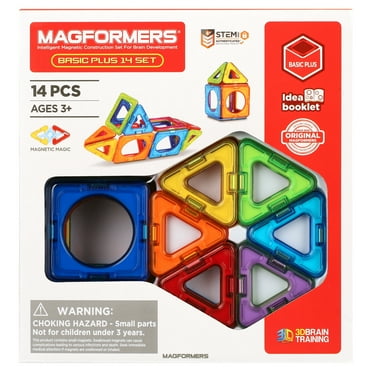 Magformers Inspire Pink and Purple Magnetic Tiles 14 Pieces - Walmart.com