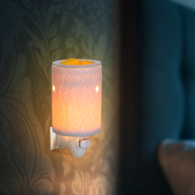 Plug In Melter Candle Lantern Creative Unique Timing Dimming Metal