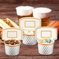Basketball-Themed Disposable Paper Cups, Ideal For Snack Parties, Ice ...