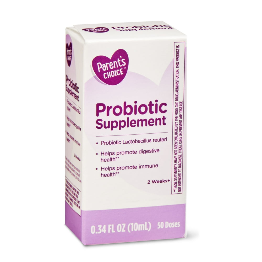 Parent's Choice Colic Drops Probiotic Supplement Birth+ - Walmart.com ...