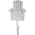 Shabby Chic Chairs Set of 3 Resin and Iron Wall Hooks QGM22678 ...