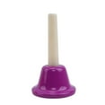 8 Note Handbells Colorful Hand Percussion Bells Orff Musical Instrument ...