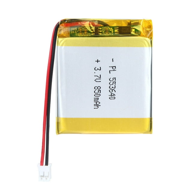 YDL 3.7V 850mAh Battery 553640 Lithium Polymer Ion Rechargeable Li-ion ...
