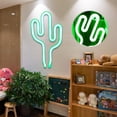 Neon cactus Neon Sign Light Cactus Shape for Kids Gifts,Green LED for ...