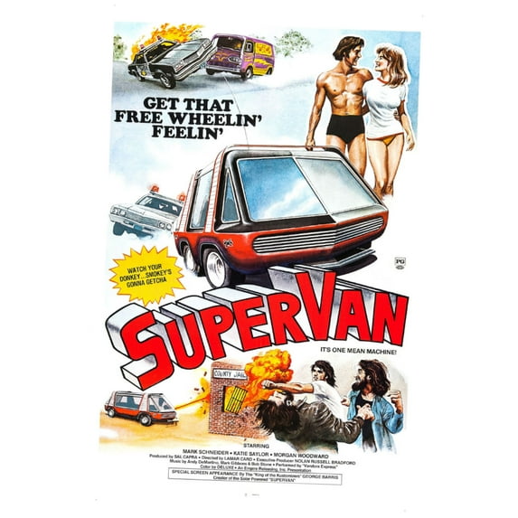 Supervan Movie Poster 24In x36In Art Poster 24x36 Unframed, Age: Adults ...