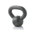 Gold's Gym Cast Iron Kettlebell, 10-35 lbs with Extra-Wide Grip ...