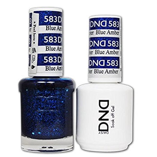 DND Nail Polish Gel & Matching Lacquer Set (583 - Blue Amber) - Walmart ...