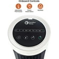 Comfort Zone 750/1,500-Watt Oscillating Digital Tower Heater with ...