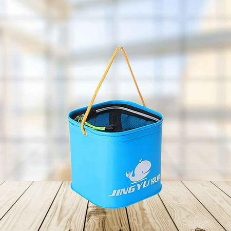 Vonky Thickened EVA Folding Water Bucket Outdoor EVA water basin ...