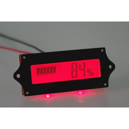 48v Lead Acid Battery Indicator Acid Battery Capacity Tester LCD Meter ...
