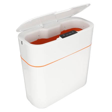 Smart Sensor Bathroom Trash Can, Silent Smart Waste Bin 3 Modes For ...
