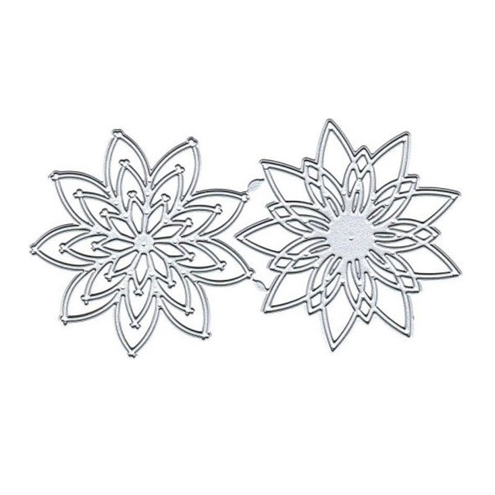 Inteprter Troqueles de corte de flores de aplicación amplia, diseños de ...