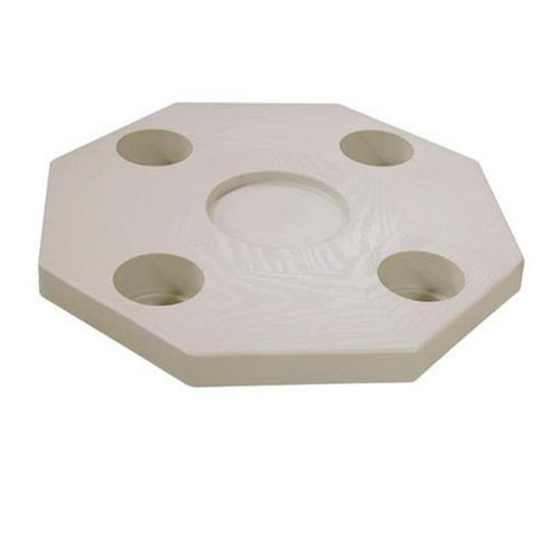 Octagon Table Top - Ivory - Walmart.com