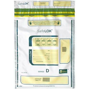 ControlTek, CNK585064, High-Performing Security Bags, 50 / Pack, Clear ...
