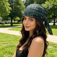 Cadancy Skull Cap Bandana Head Wrap Paisley Pattern Durag Elastic Doo ...