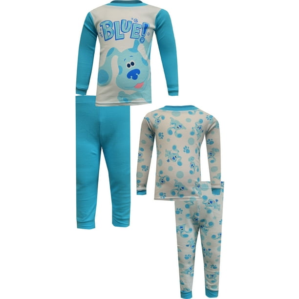 Komar Kids Boys' Blue's Clues Classic Blue Cotton Toddler 4 Piece ...