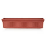 HC Companies 30 Inch Fluted Plastic Venetian Garden Flower Window Box ...