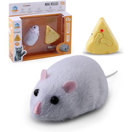 Remote Control Mouse Cat Toy | USB Rechargeable Realistic Fake Mouse ...