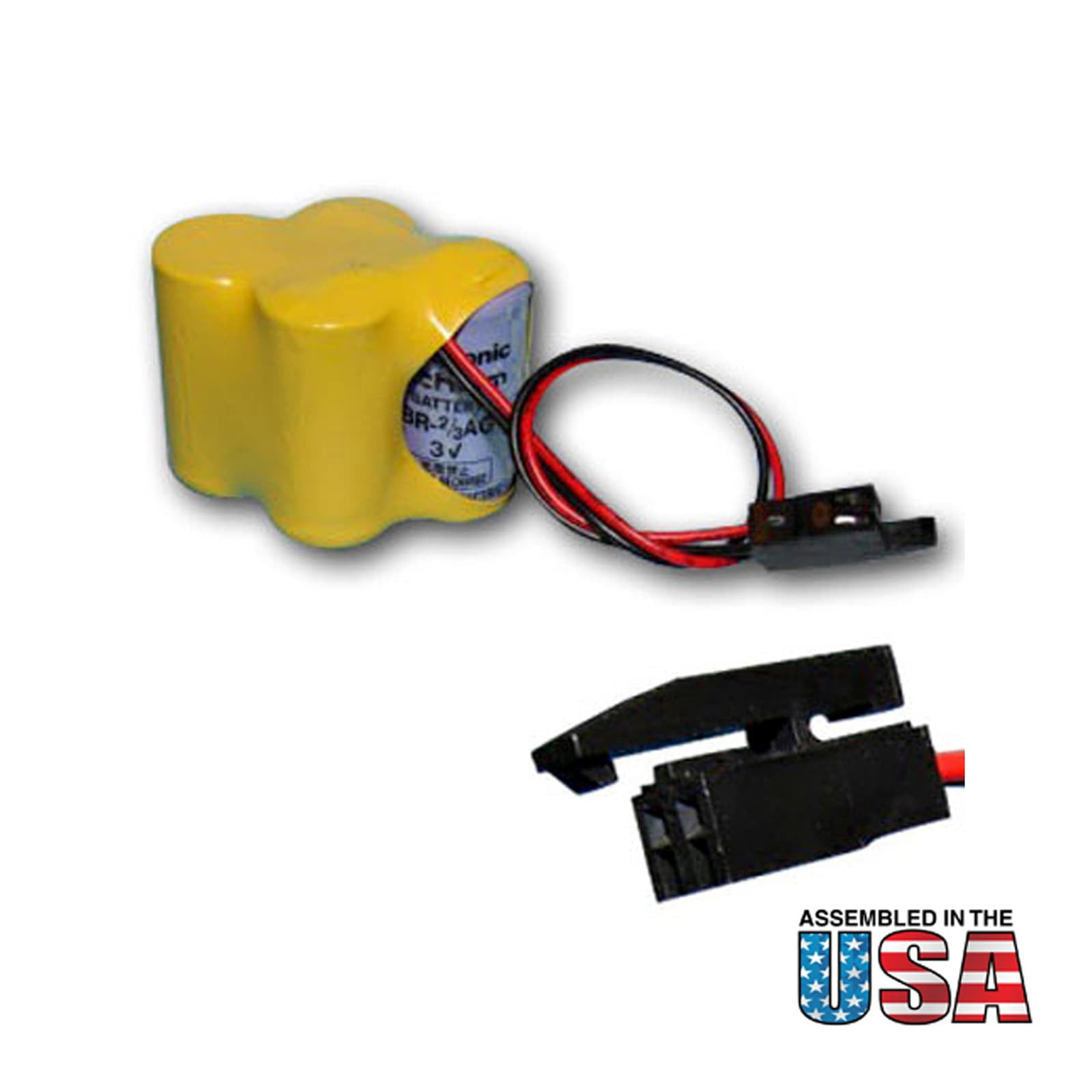 6V 2900mAh PLC Computer Backup Battery CUSTOM-107 A98L00310025 BR-2 ...