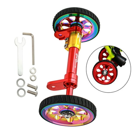 Folding bike Wheel Set for Folding Bike Transport Wheels Extension Rod ...
