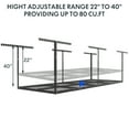 FLEXIMOUNTS Heavy Duty Adjustable Overhead Garage Storage Ceiling Rack ...